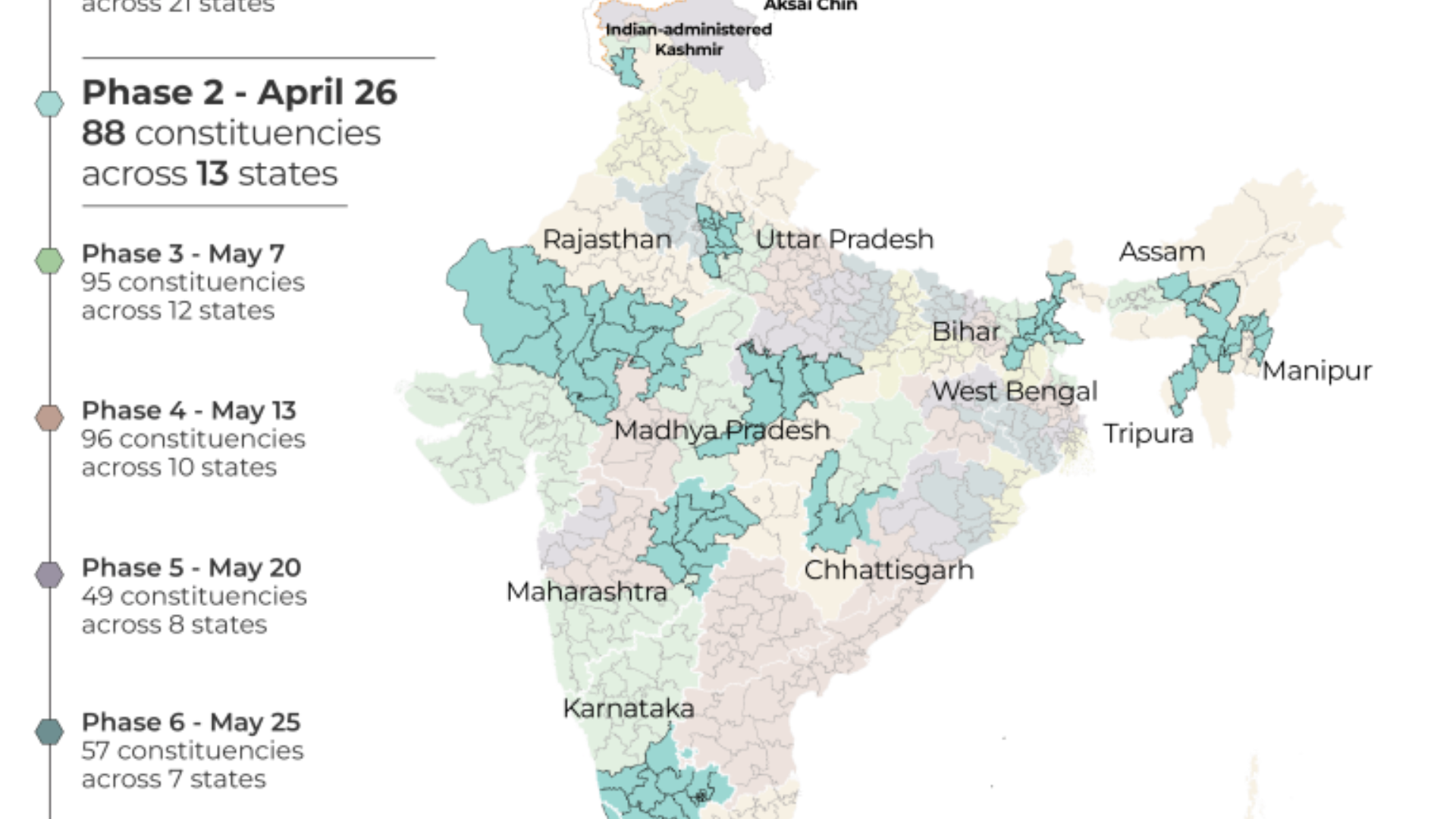 Lok Sabha Elections 2024 Phase 2 List Of Constituencies Taking Part